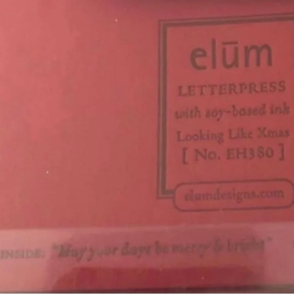 Elum Letterpress | Office | New Christmas Cards | Poshmark